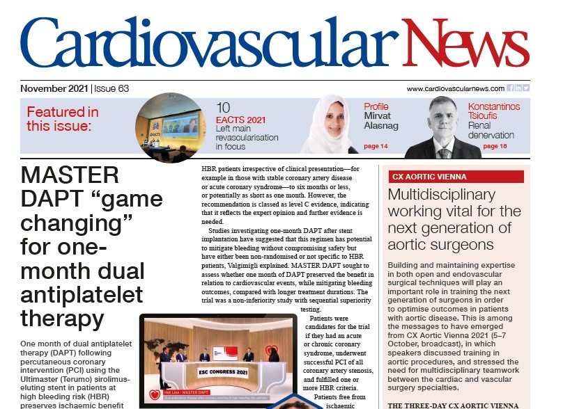 Cardiovascular News 63 – November 2021: US Edition - Cardiovascular News