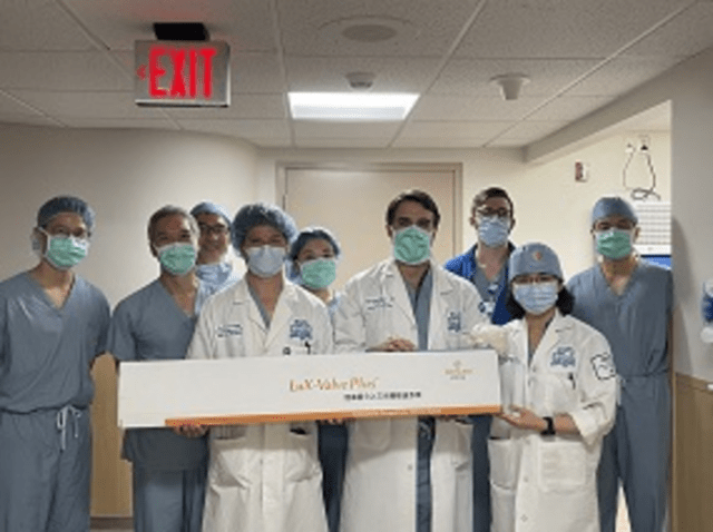 First US implant of Lux-Valve Plus transcatheter tricuspid valve ...