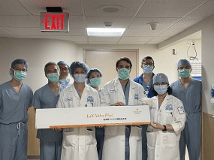 First US implant of Lux-Valve Plus transcatheter tricuspid valve ...