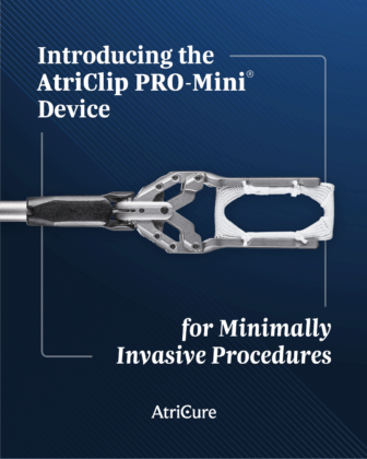 First cases performed with AtriClip PRO-Mini LAA exclusion system ...